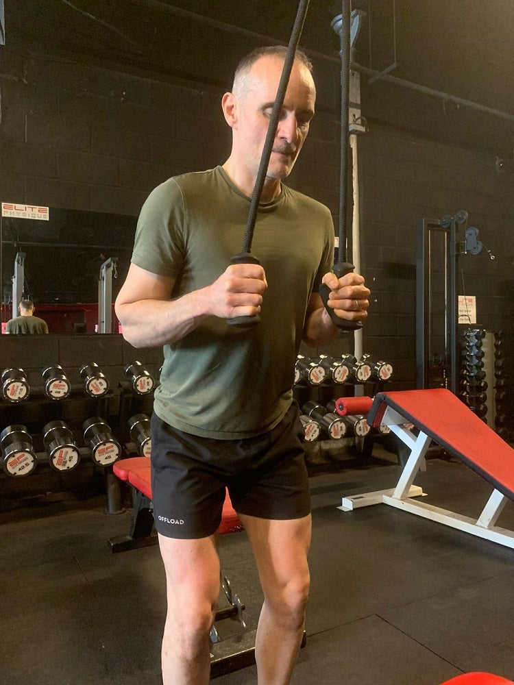 Tri-Grips Long Ropes | Tricep ERGO Handles – GymPin